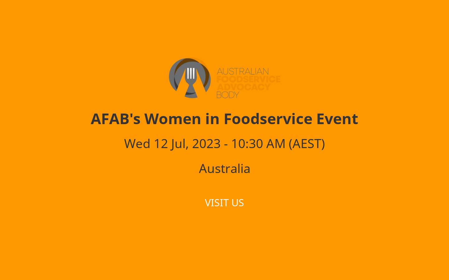 AFAB's Women in Foodservice Event